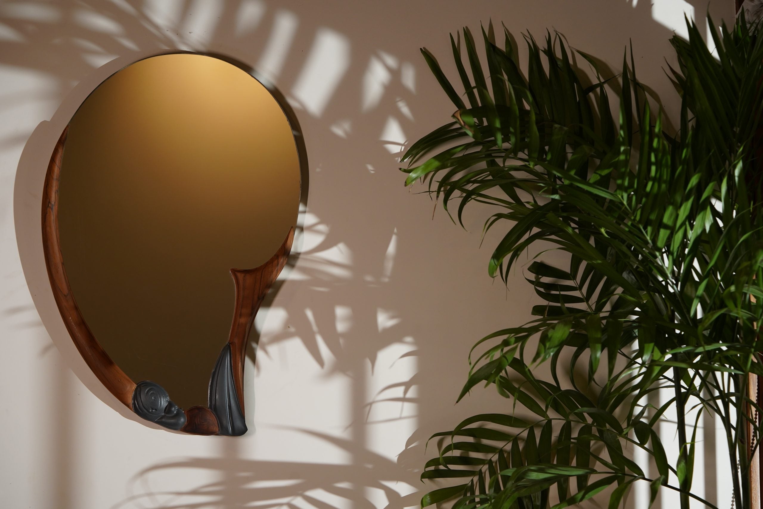 Sculptura 2D Edition 2 Mirror [Large Light Brown Series] – Miralindia